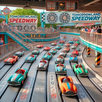 Tomorrowland Speedway - Explore Ride | DItinerary